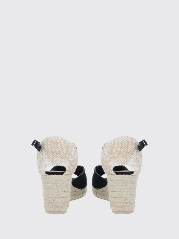 CastaÑer Bianca Canvas Wedge Espadrilles With Ankle Strap