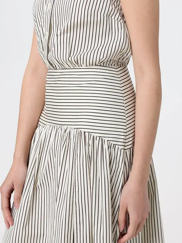 Staud Striped Shirt Dress