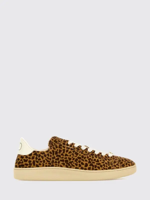 Valentino Garavani Leopard Print Sneakers - Biscuit