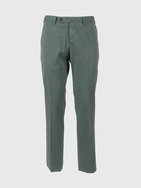 PT TORINO Stretch Cotton Chino Trousers - Green