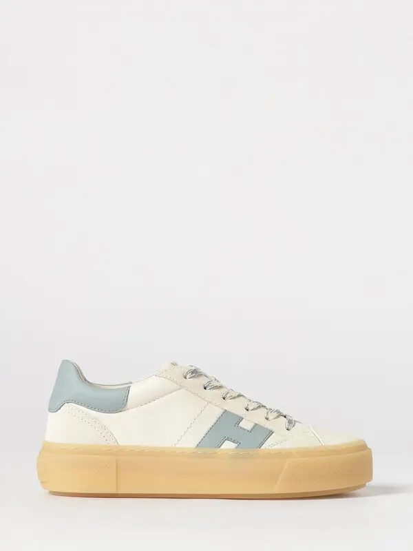 Hogan Crosswind Leather And Suede Lace-up Sneakers