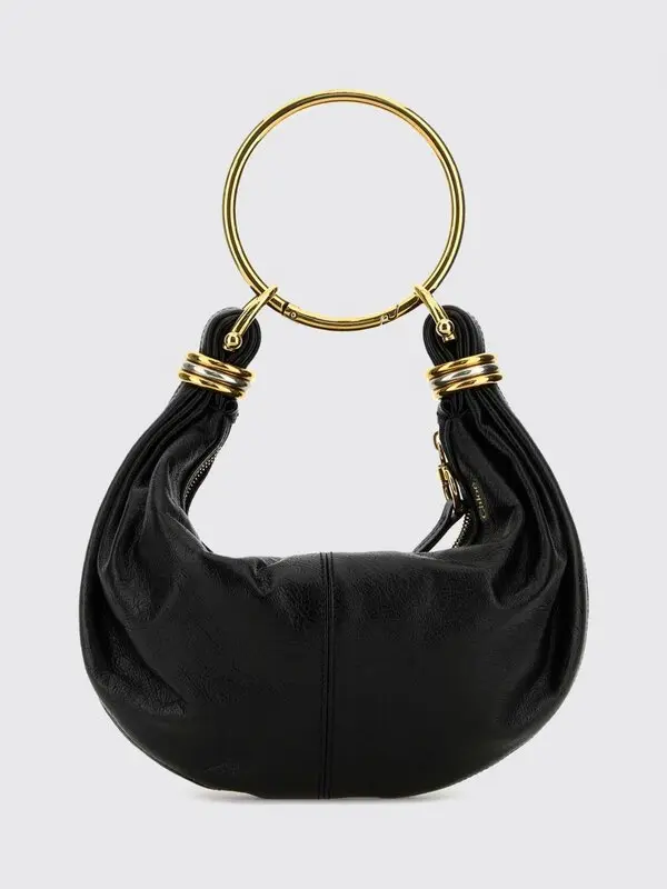Chloé Leather Bracelet Bag - Black