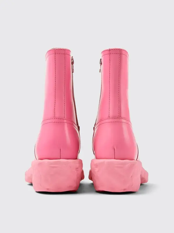 Camper Leather Zip-up Ankle Boots