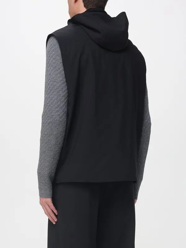 Emporio Armani Virgin Wool Hooded Vest
