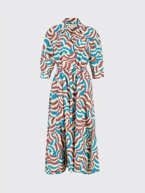 Marni Printed Shirt Dress