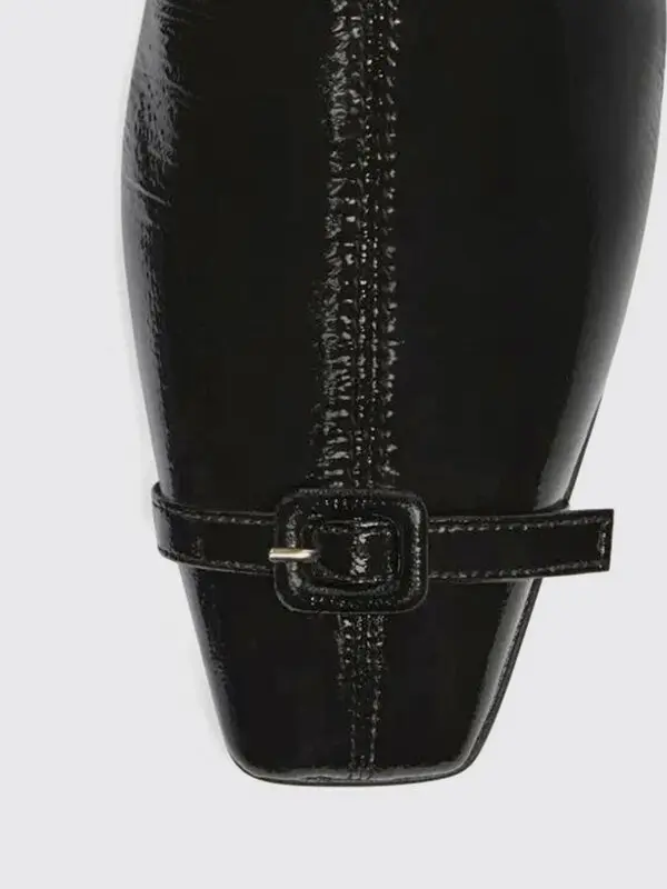 COURREGES Patent Leather Sockstyle Boots