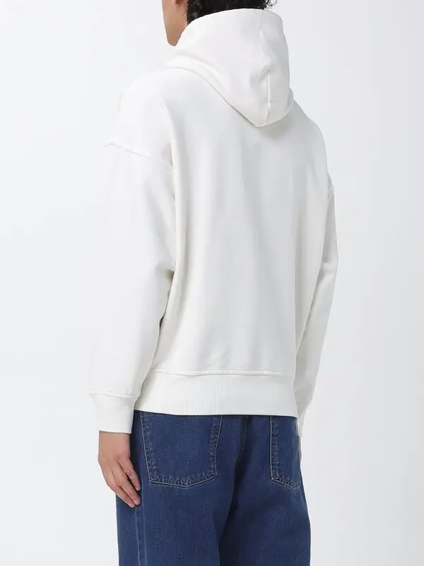 Polo Ralph Lauren Cotton Blend Hoodie With Contrasting Logo - White