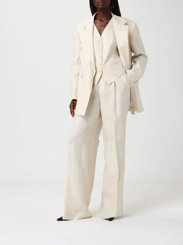 Tagliatore Double-breasted Linen Blend Suit