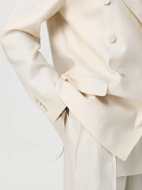 Tagliatore Double-breasted Linen Blend Suit