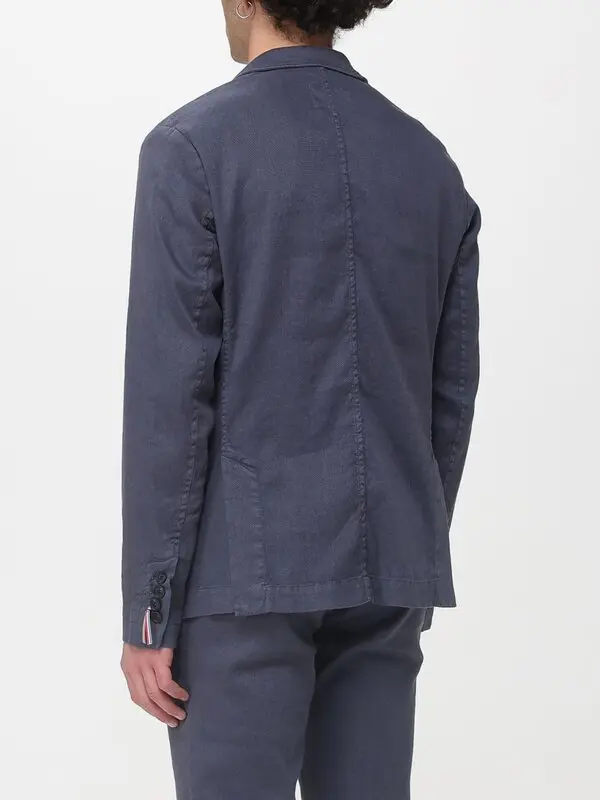 MASON'S Single Breasted Cotton And Linen Blazer - Dust