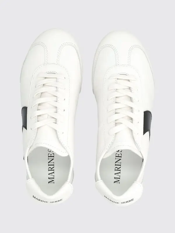 MARINE SERRE Astra Leather Sneakers