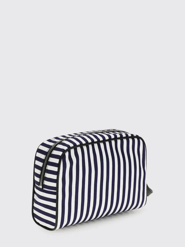 Dolce & Gabbana Striped Cotton Poplin Document Holder