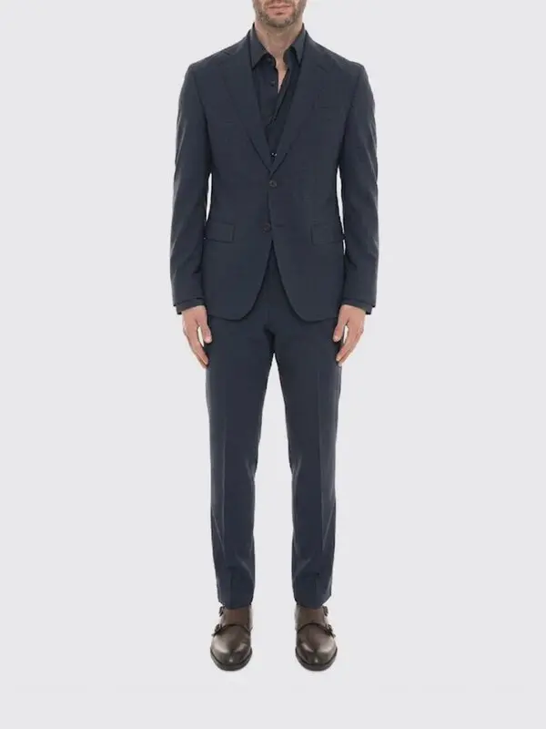 BOSS Single-breasted Dress In Virgin Wool