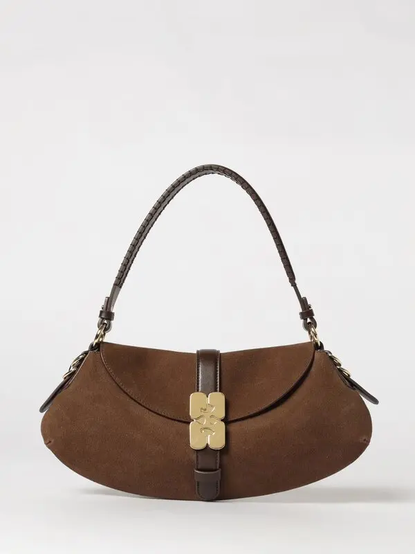 GANNI B-kat Bag In Recycled Suede