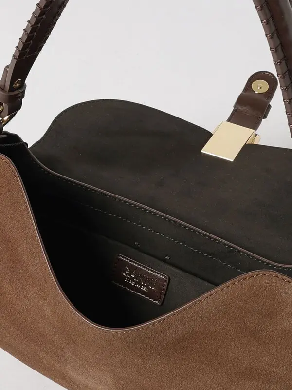 GANNI B-kat Bag In Recycled Suede