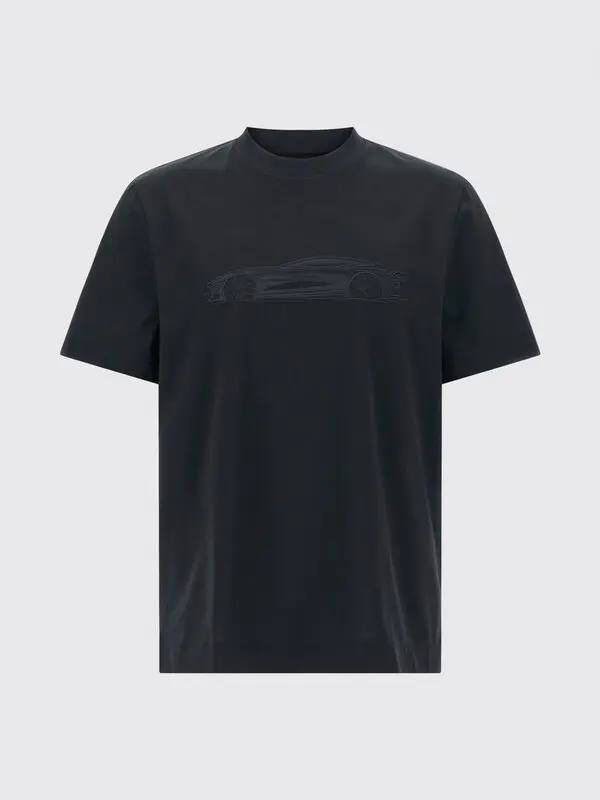 BOSS Cotton T-shirt With Logo - Blue
