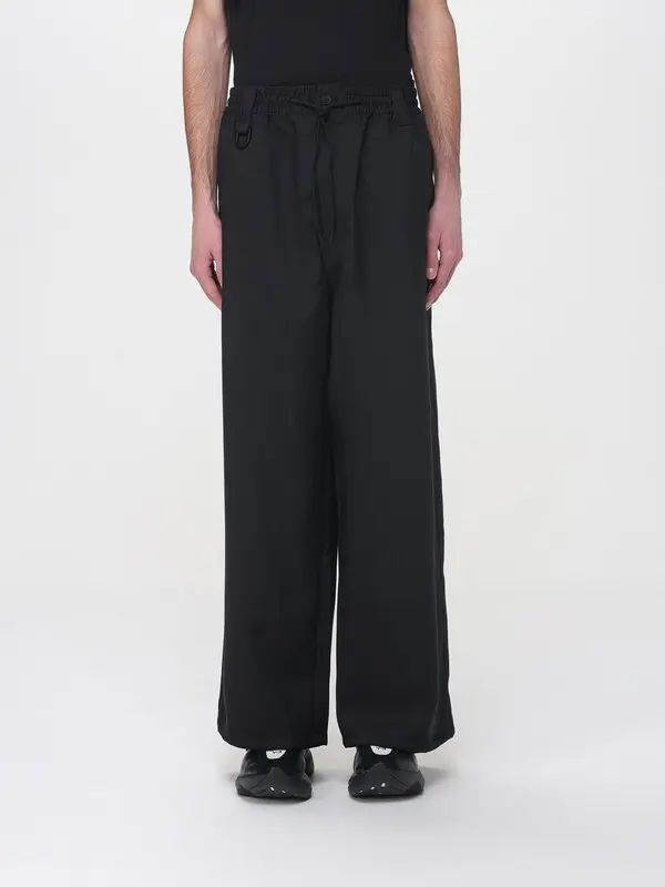 Y3 Stretch Technical Fabric Wide Leg Trousers