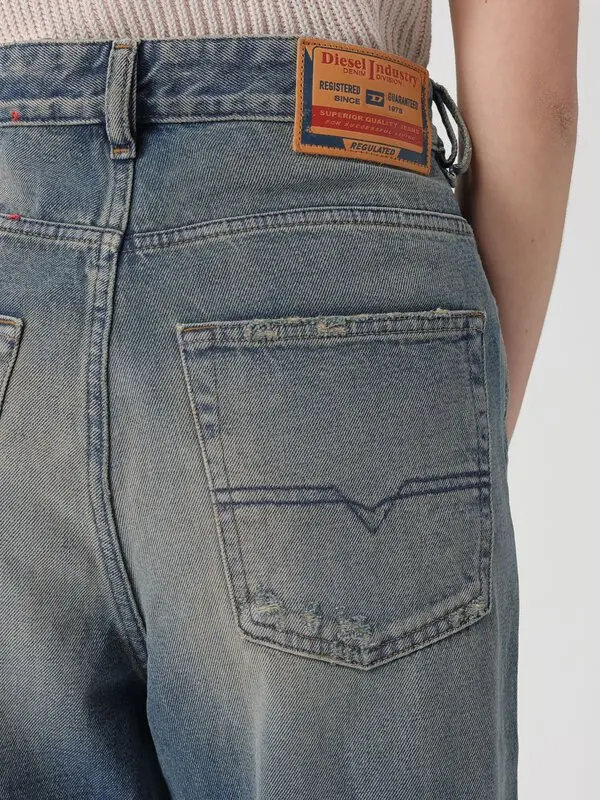 DIESEL® D-sire Wide-leg Jeans In Denim