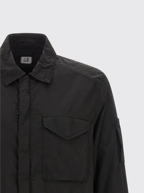 C.P. COMPANY Chrome-r Nylon Overshirt - Black