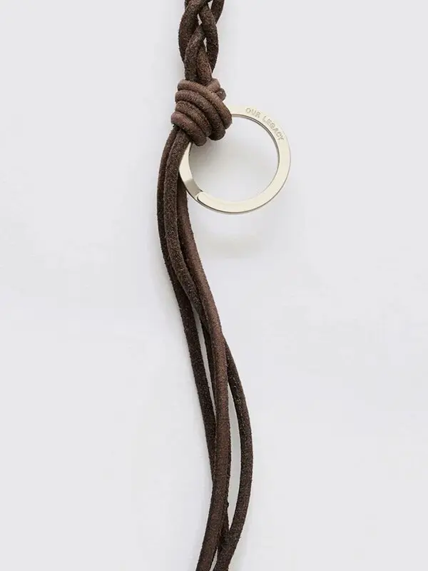 Our Legacy Braided Leather Rope Necklace