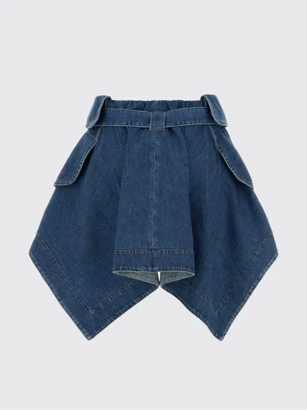 Loewe Asymmetric Denim Skirt
