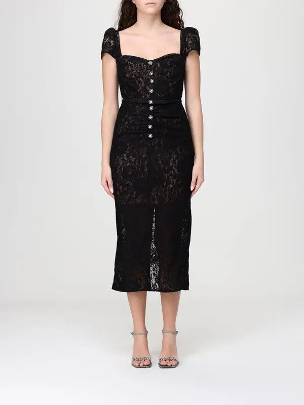 SELF-PORTRAIT Lace Midi Dress