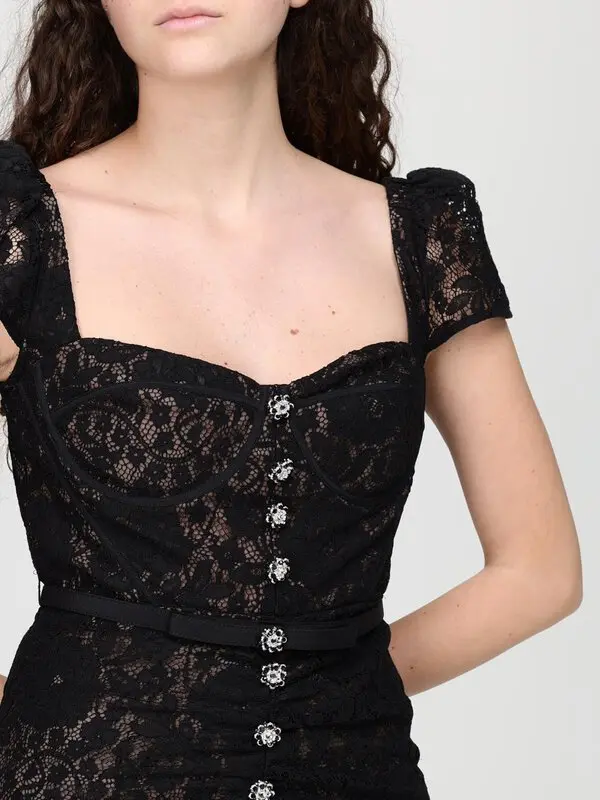 SELF-PORTRAIT Lace Midi Dress