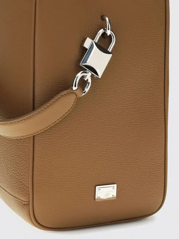 Dolce & Gabbana Lock Bag In Grained Leather