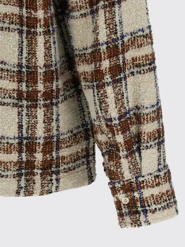 Séfr Wool Blend Check Shirt