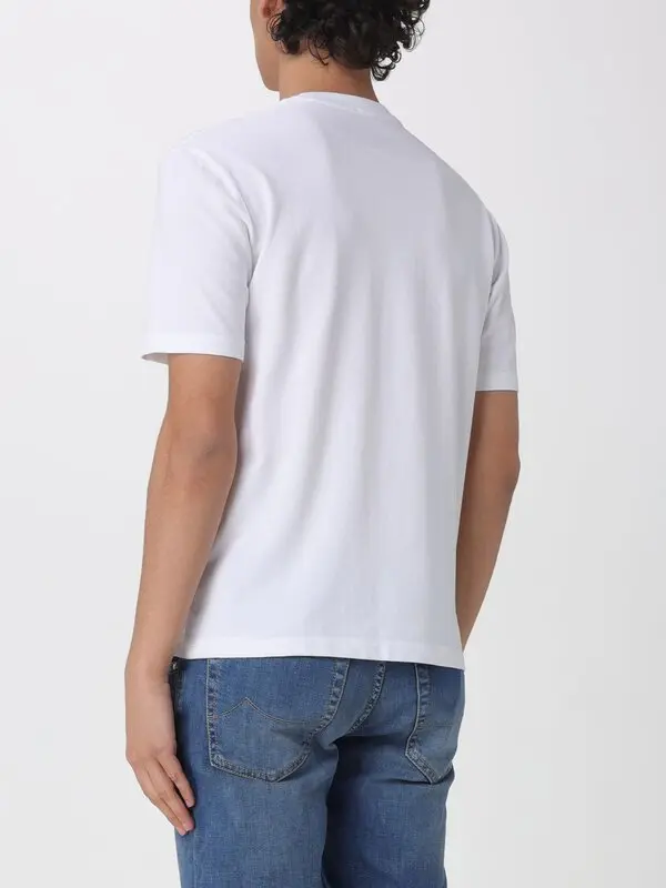 BLAUER. Cotton T-shirt With Emblem - White