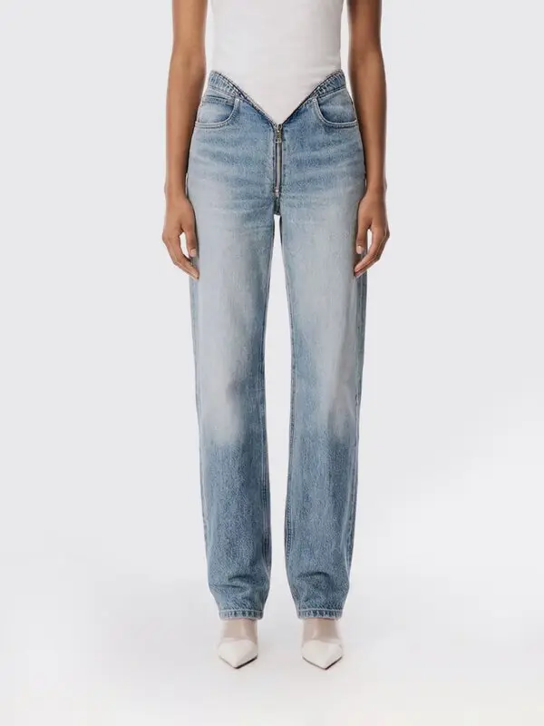 Alexander Wang Straight Jeans In Cotton Denim