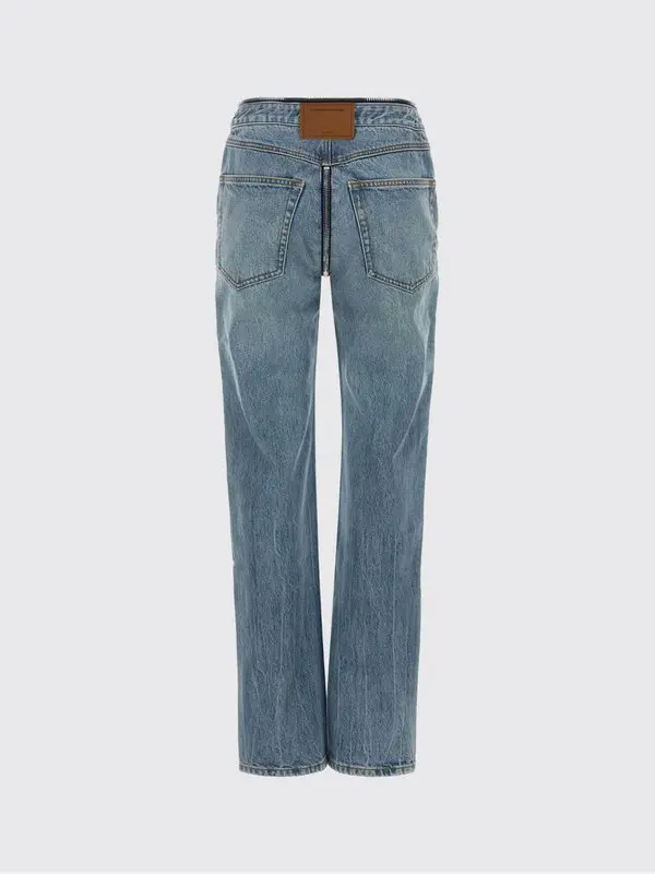 Alexander Wang Straight Jeans In Cotton Denim