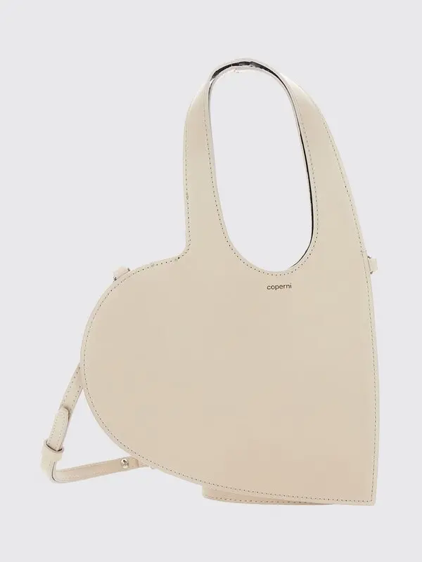 Coperni Small Heart Smooth Leather Shoulder Bag With Removable Shoulder Strap