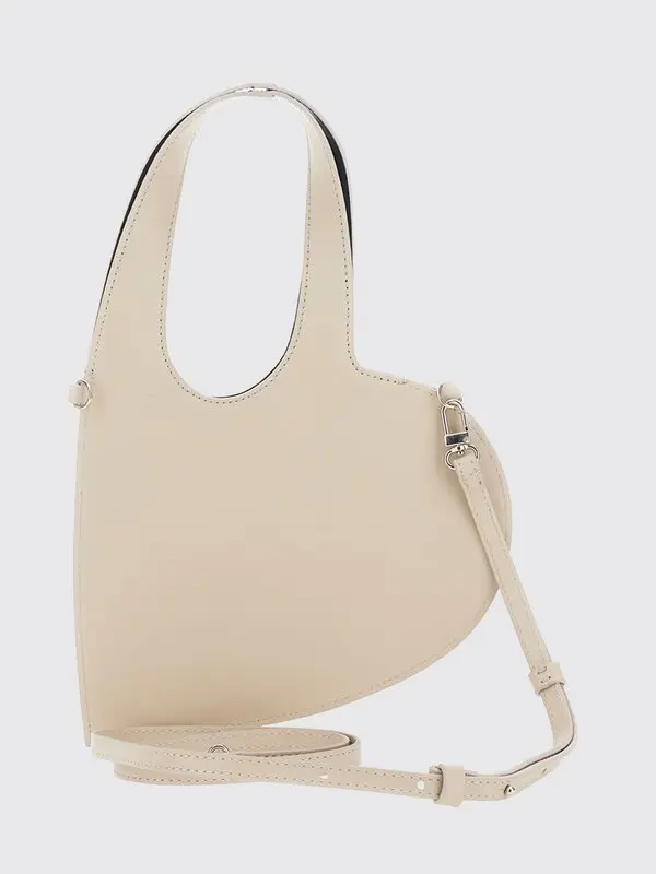 Coperni Small Heart Smooth Leather Shoulder Bag With Removable Shoulder Strap