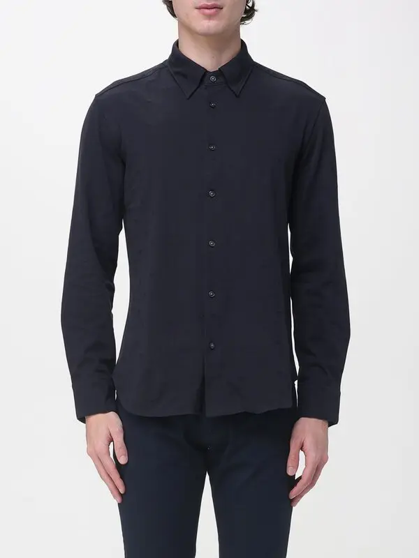 Emporio Armani Classic Cotton Shirt - Blue