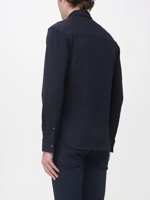 Emporio Armani Classic Cotton Shirt - Blue
