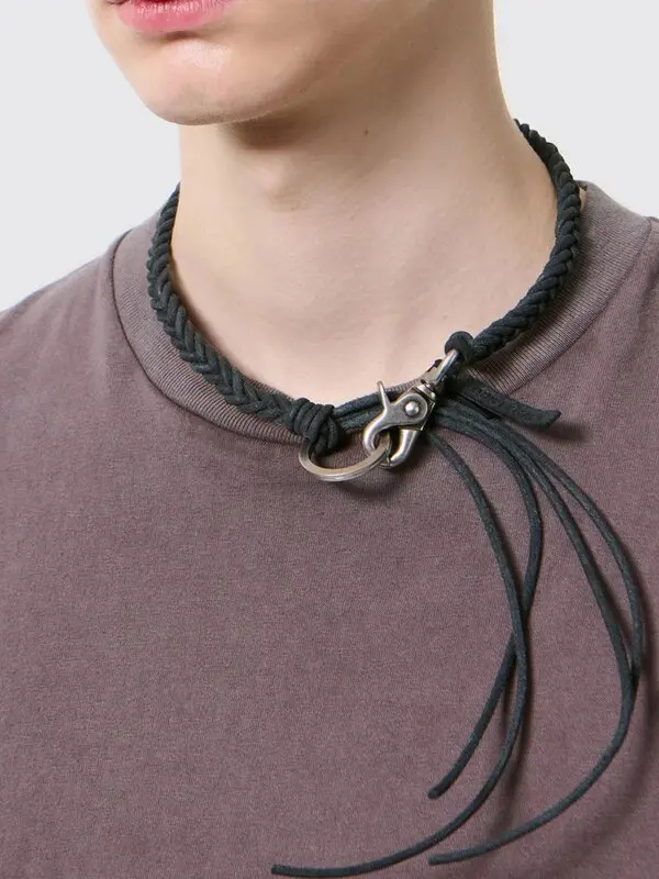Our Legacy Braided Leather Rope Necklace