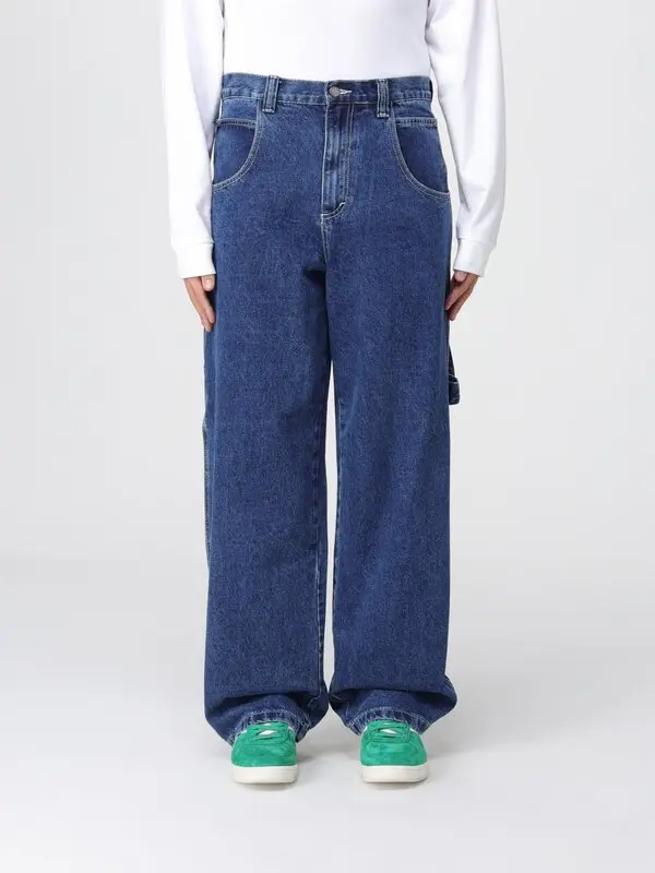 DISCLAIMER Wide Leg Denim Jeans