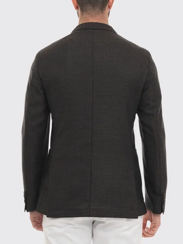 BOSS Double-breasted Blazer In Virgin Wool