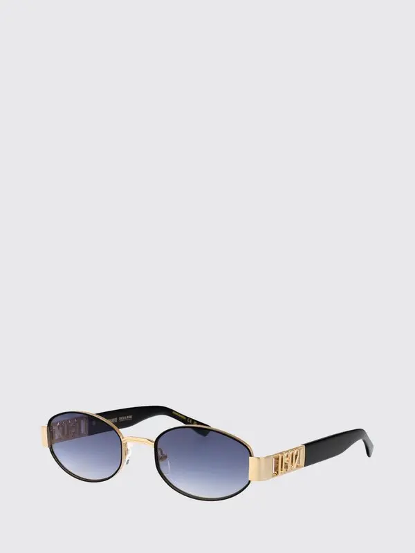 Dsquared2 Oval Frame Sunglasses With Gold Tone Detailing
