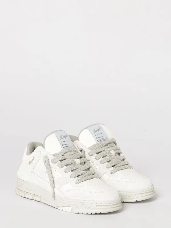 Axel Arigato Area Lo Fluffy Leather Sneakers - White