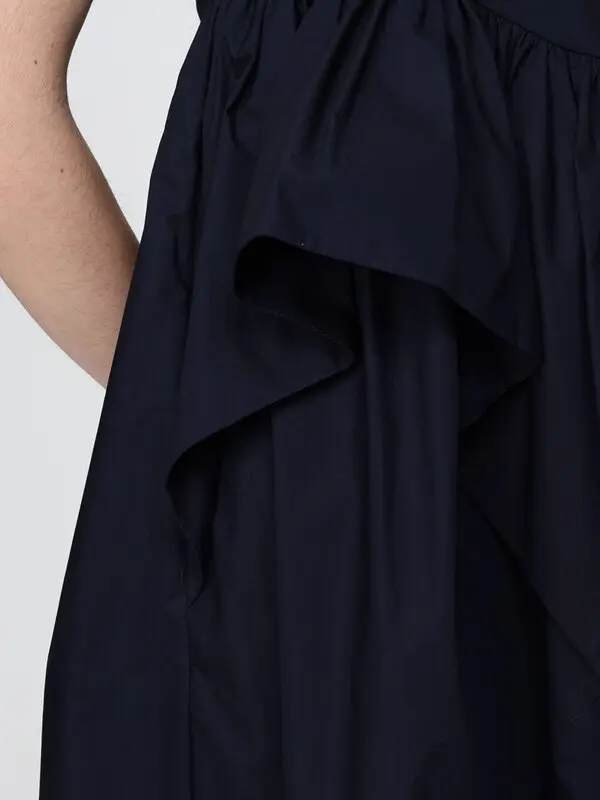 MEIMEIJ Cotton Poplin Midi Dress - Navy