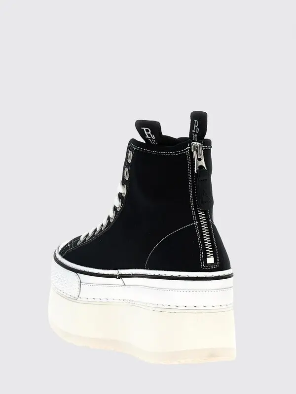 R13 Cotton Platform Sneakers