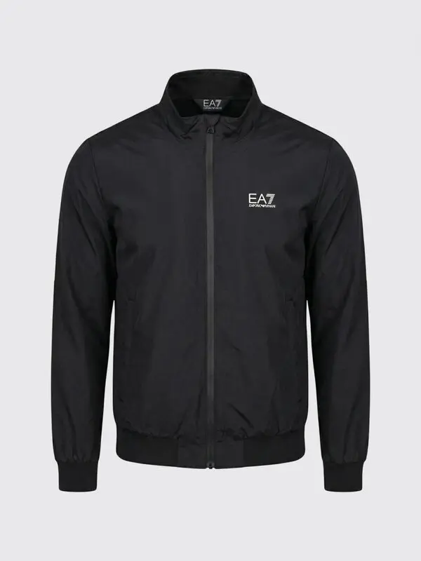EA7 Polyester Jacket With Logo - Black 1