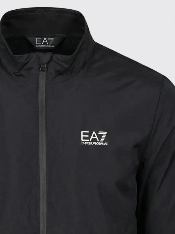 EA7 Polyester Jacket With Logo - Black 1