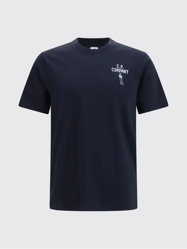 C.P. COMPANY Cotton T-shirt With Maxi Logo