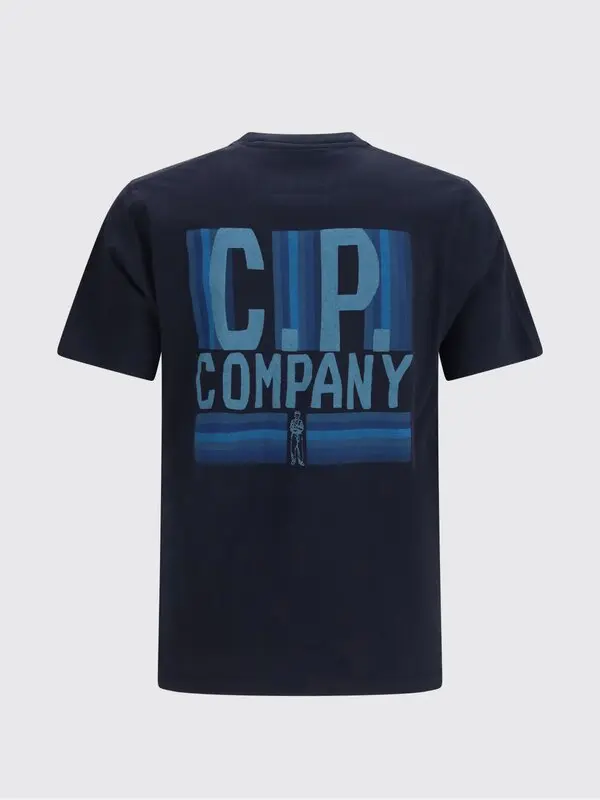 C.P. COMPANY Cotton T-shirt With Maxi Logo