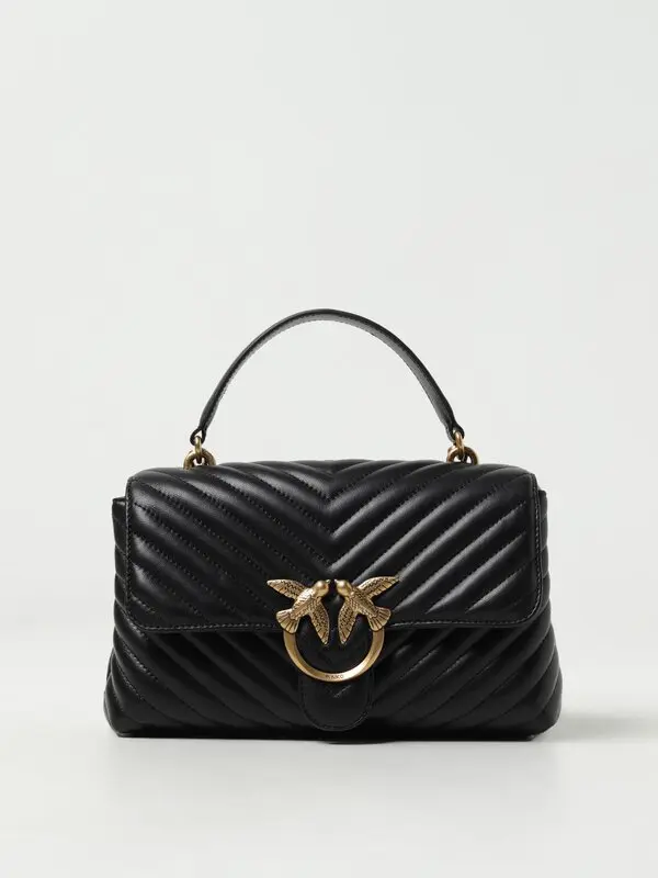 Pinko Quilted Leather Handbag