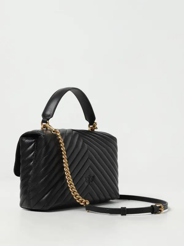 Pinko Quilted Leather Handbag