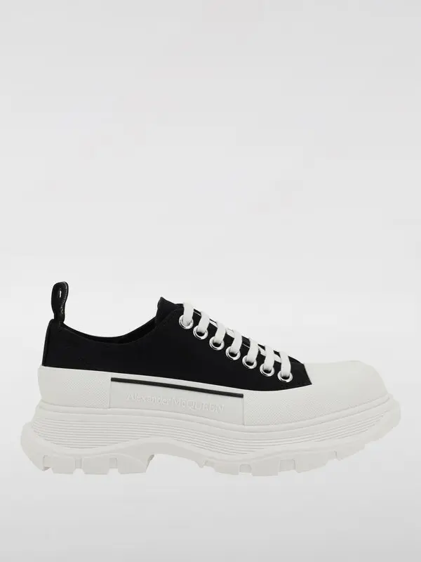 Alexander McQueen Lace Up Trainers - Black